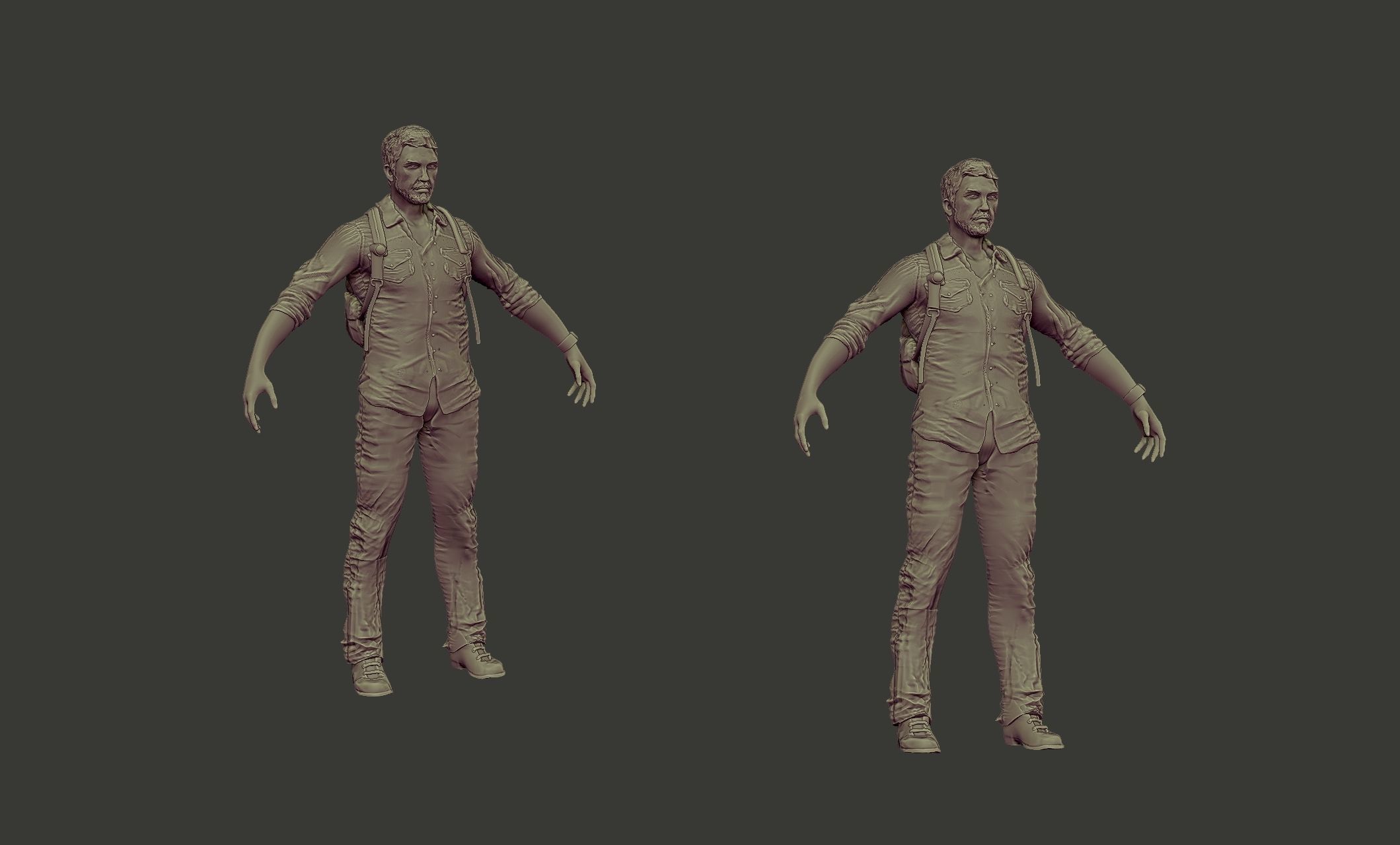 Joel last of us 3D model 3D printable | CGTrader
