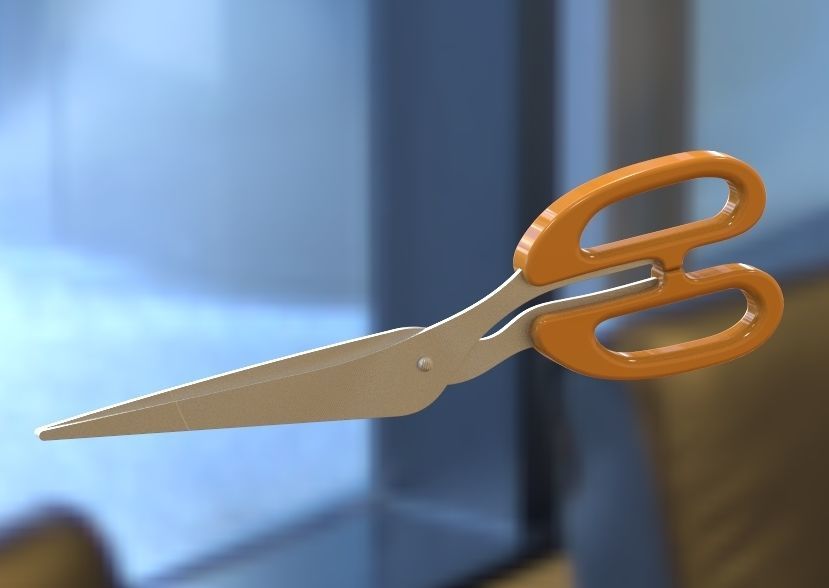 Scissor pair of scissors 3D model 3D printable | CGTrader