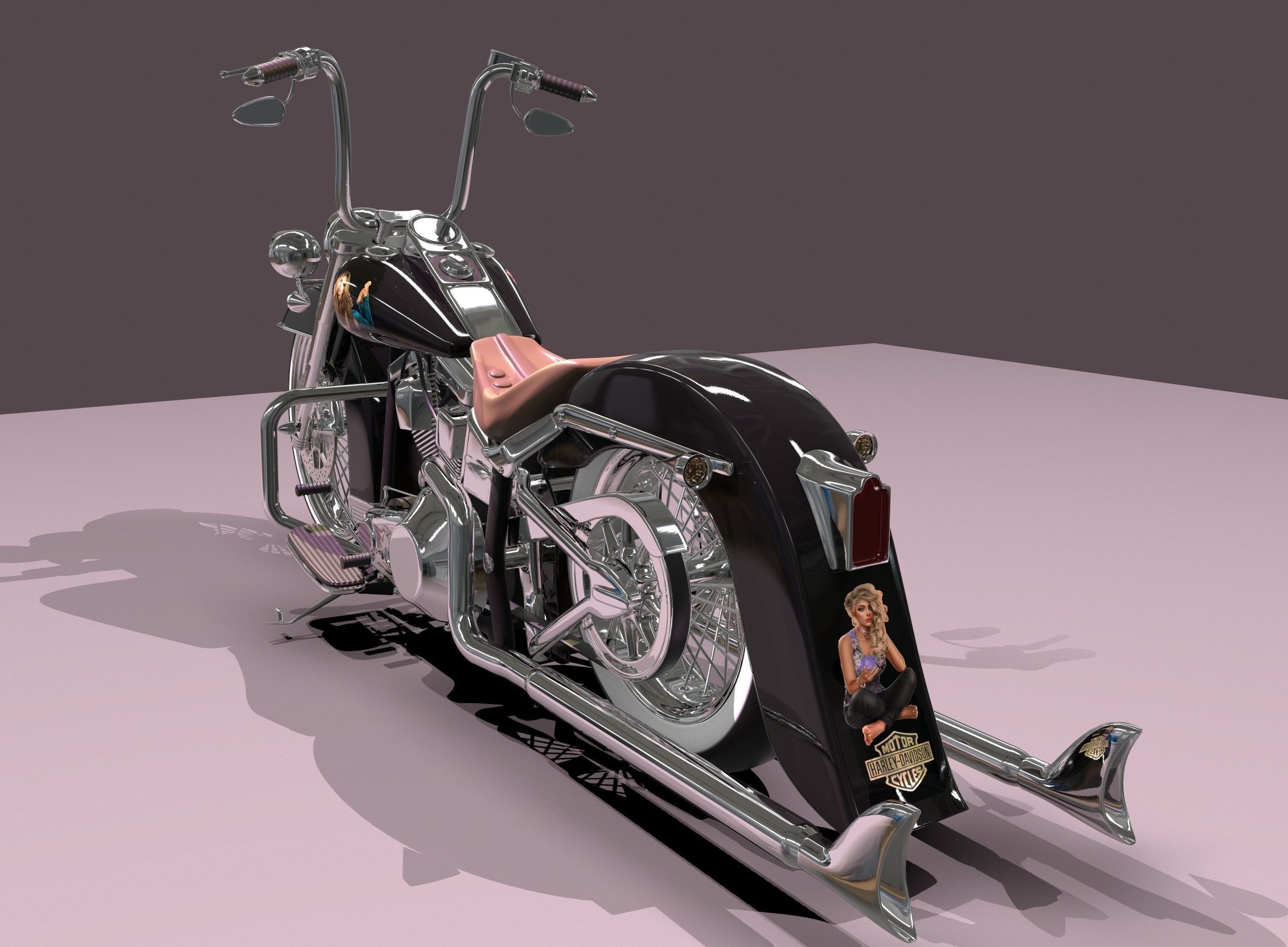 Harley 3D model | CGTrader