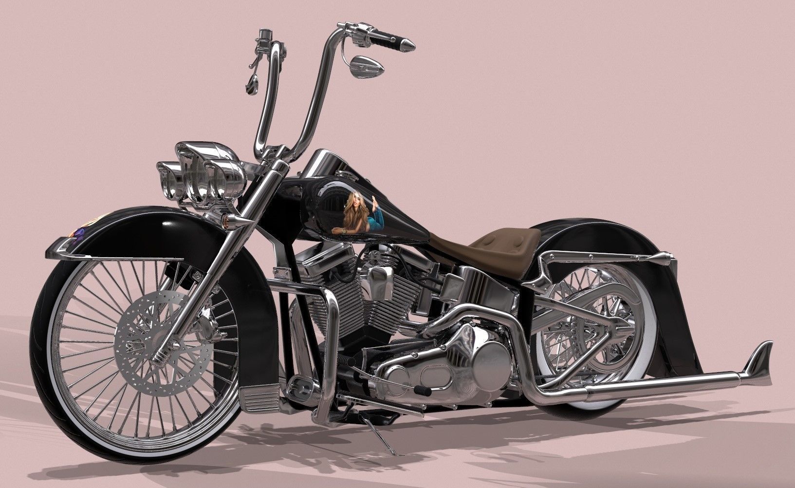 Harley 3D model | CGTrader