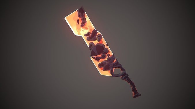 3D model Magma Sword VR / AR / low-poly | CGTrader