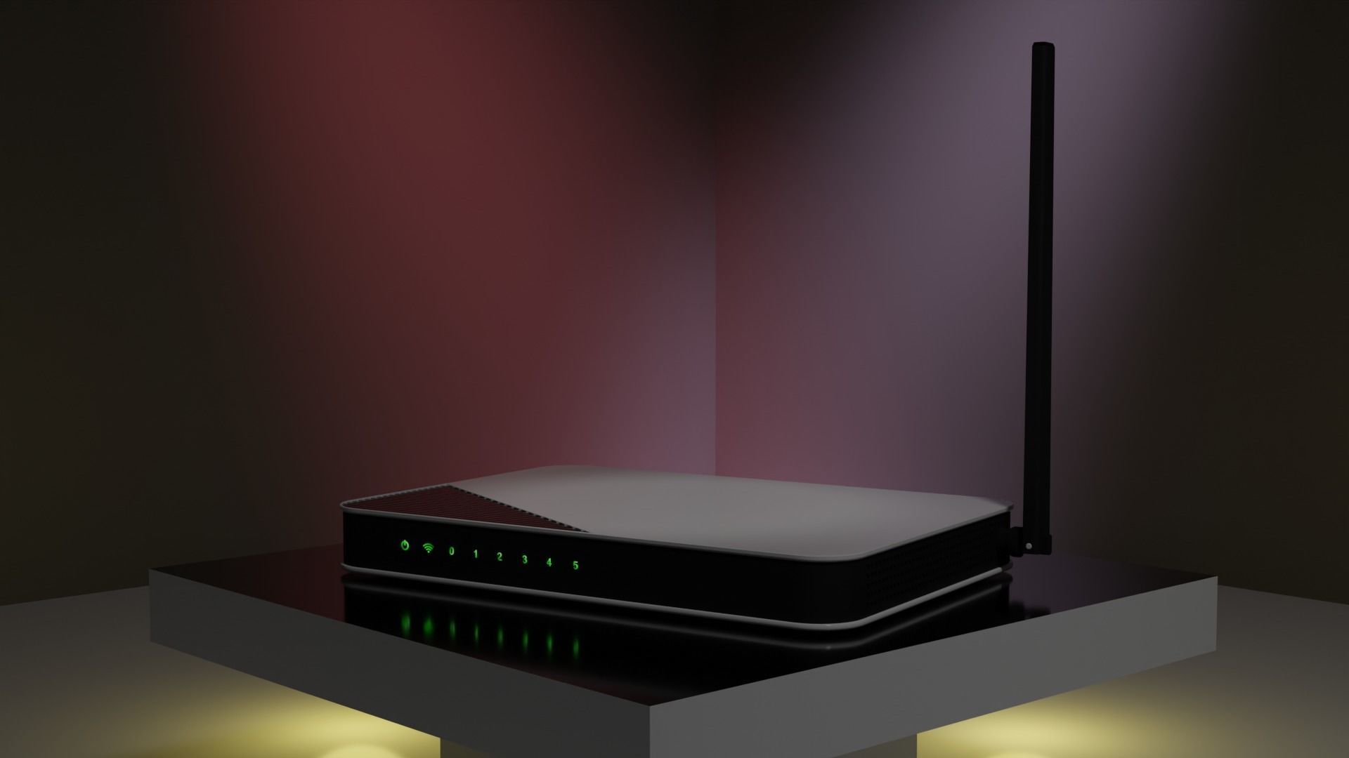 router wi-fi 3D model | CGTrader