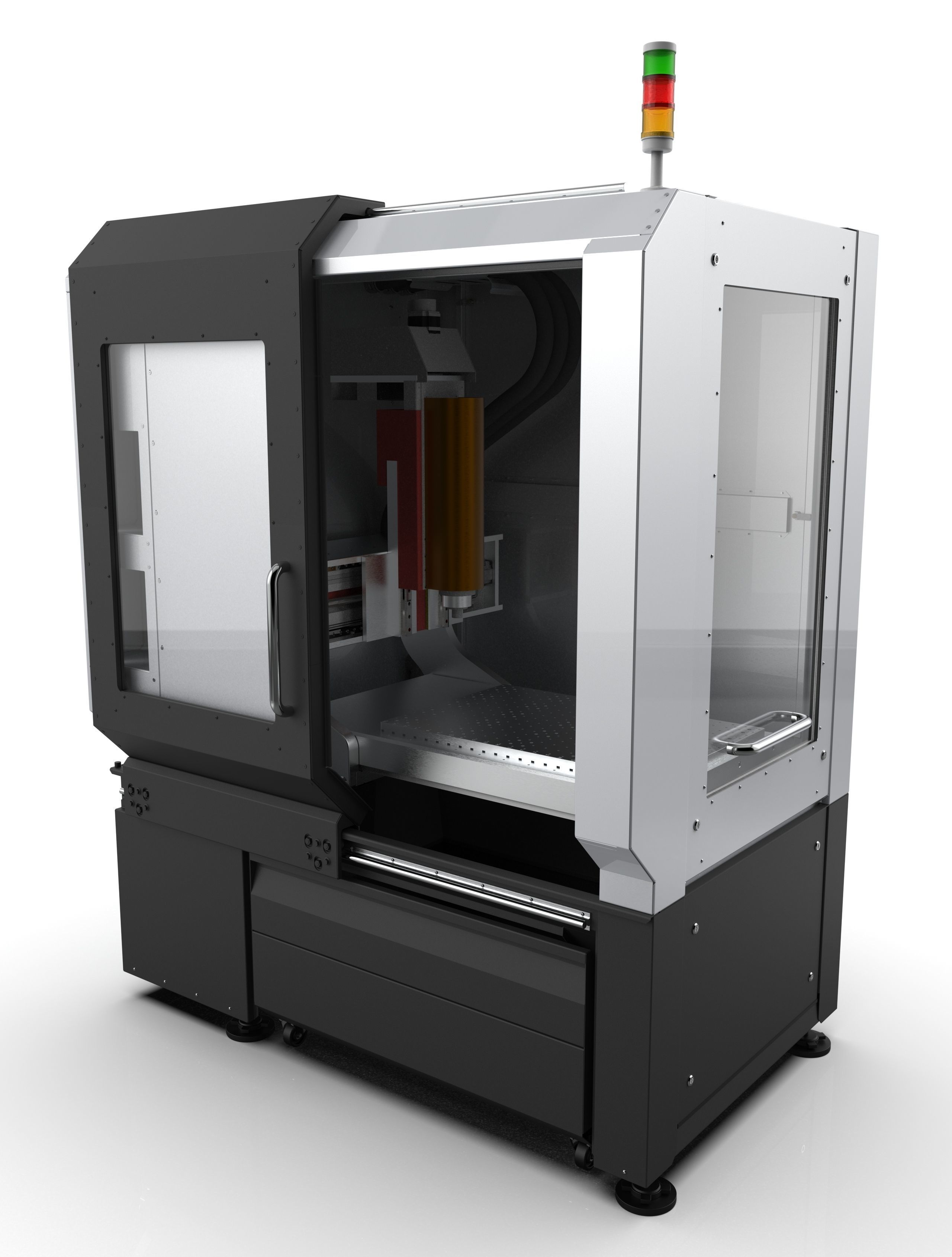 Cabinet CNC milling CNC machine 3D model | CGTrader