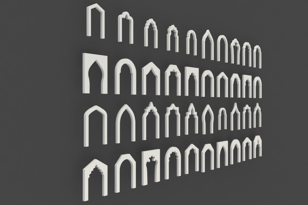 Arc Collections 3D model | CGTrader