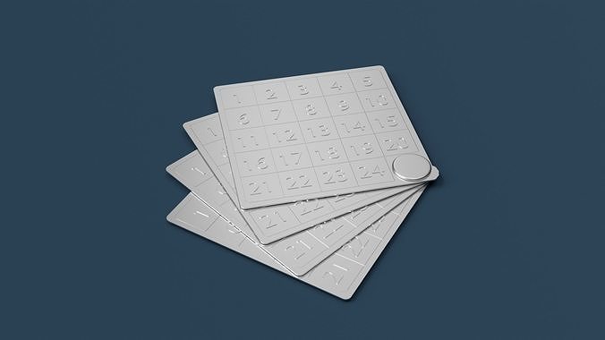 Steel Number Plate 3D model | CGTrader