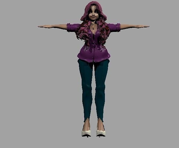 Female human 3D model | CGTrader