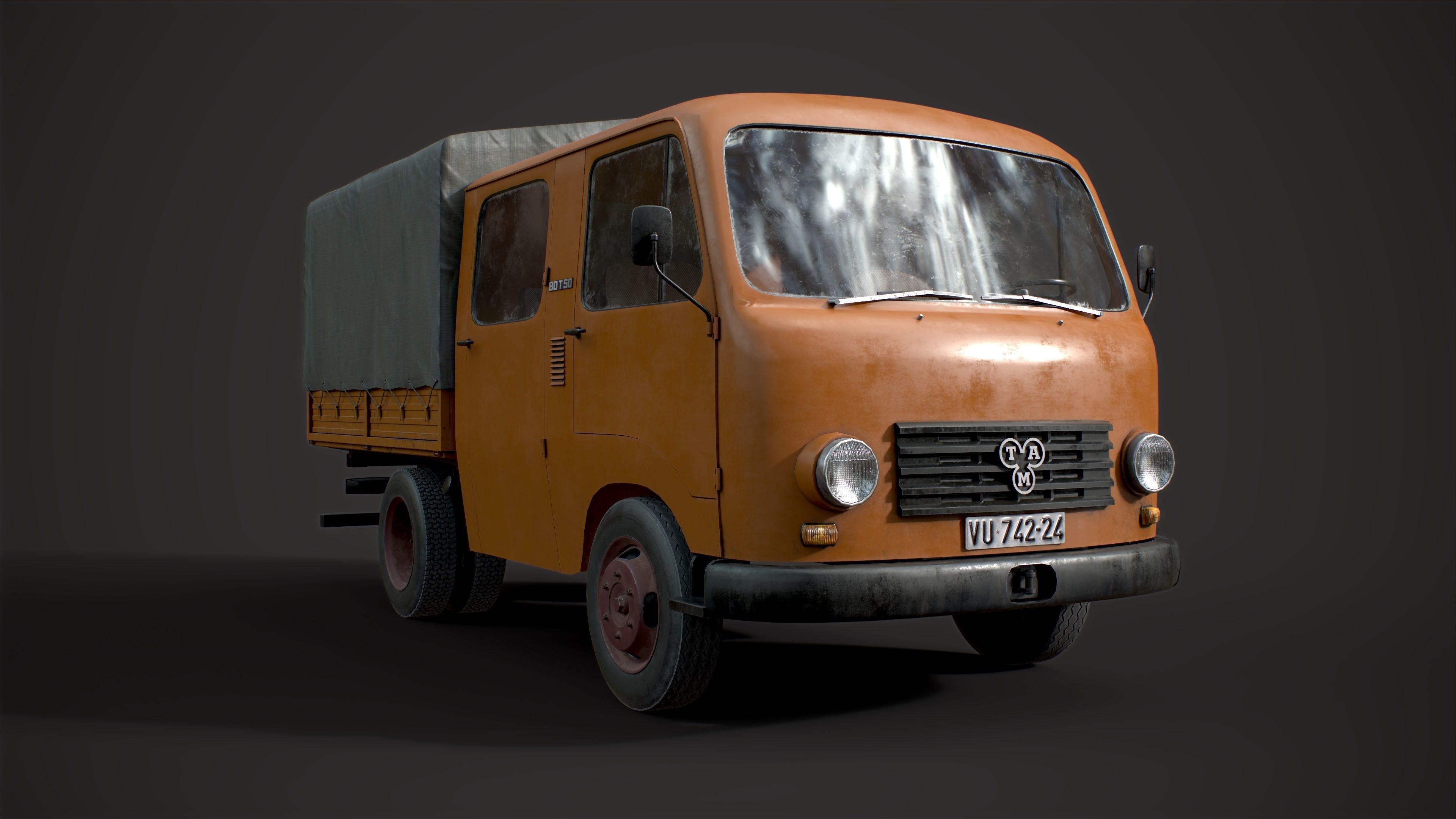 TAM 80 3D model | CGTrader