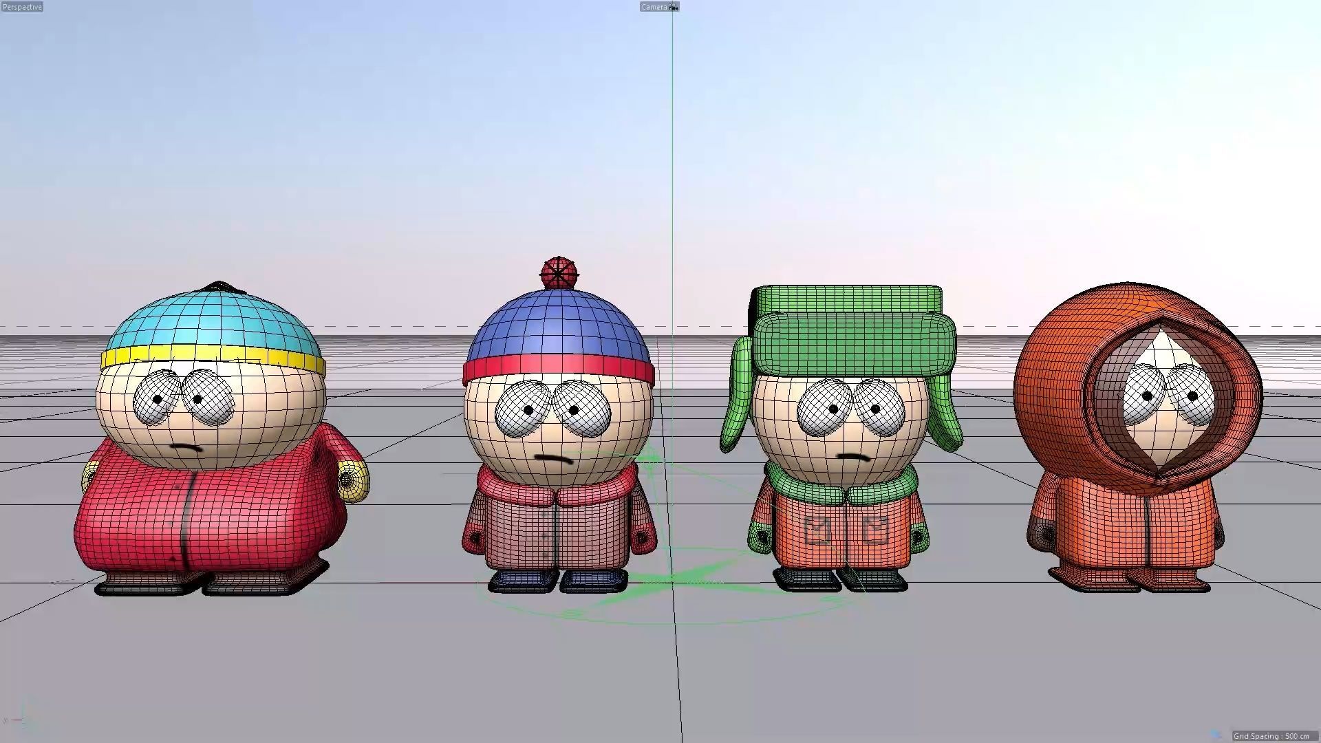 3D model South Park Boys Characters VR / AR / low-poly | CGTrader