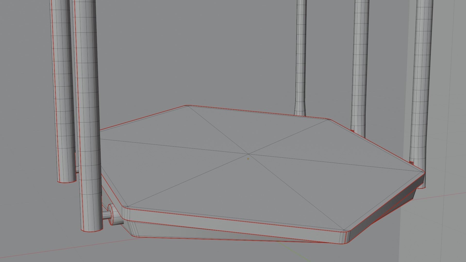 3D model Router wireless with four antennas VR / AR / low-poly | CGTrader