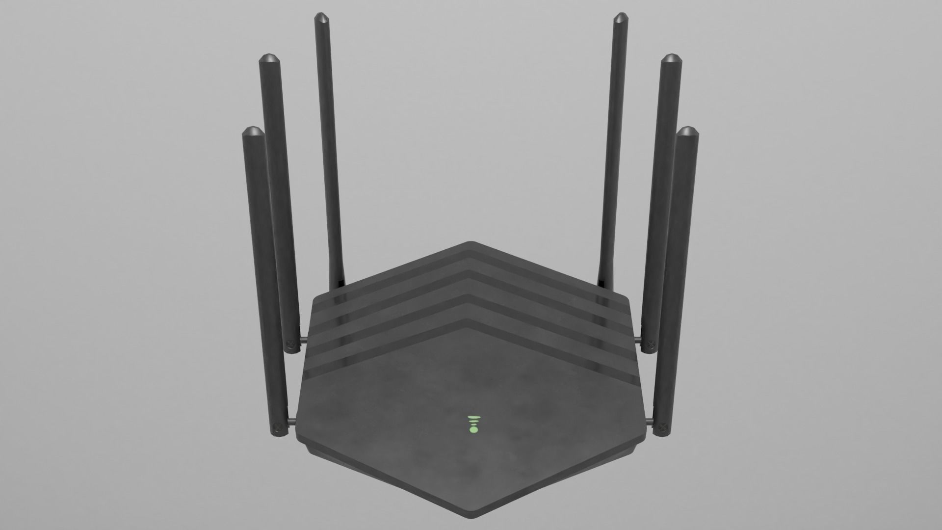 3D model Router wireless with four antennas VR / AR / low-poly | CGTrader