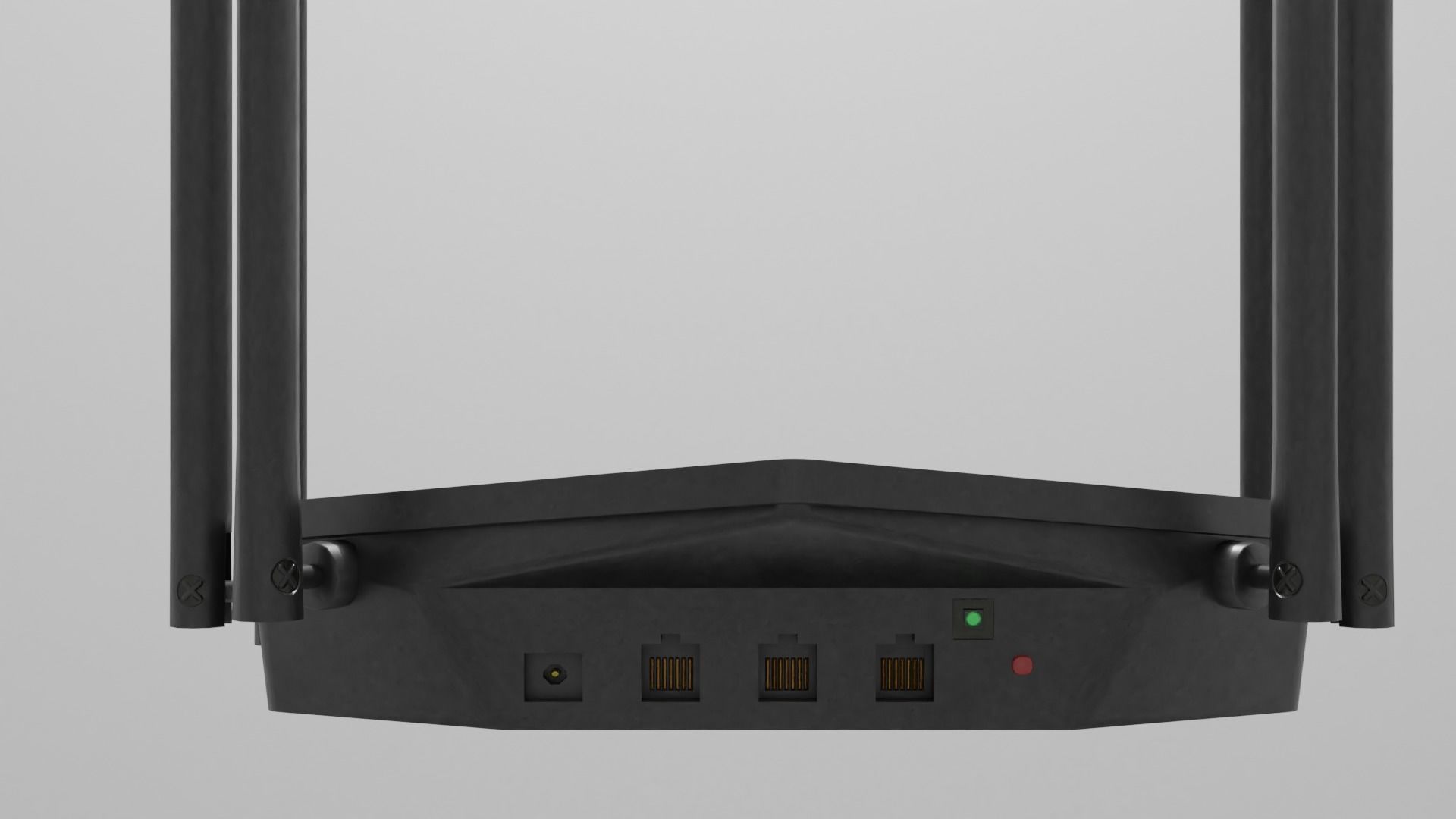 3D model Router wireless with four antennas VR / AR / low-poly | CGTrader