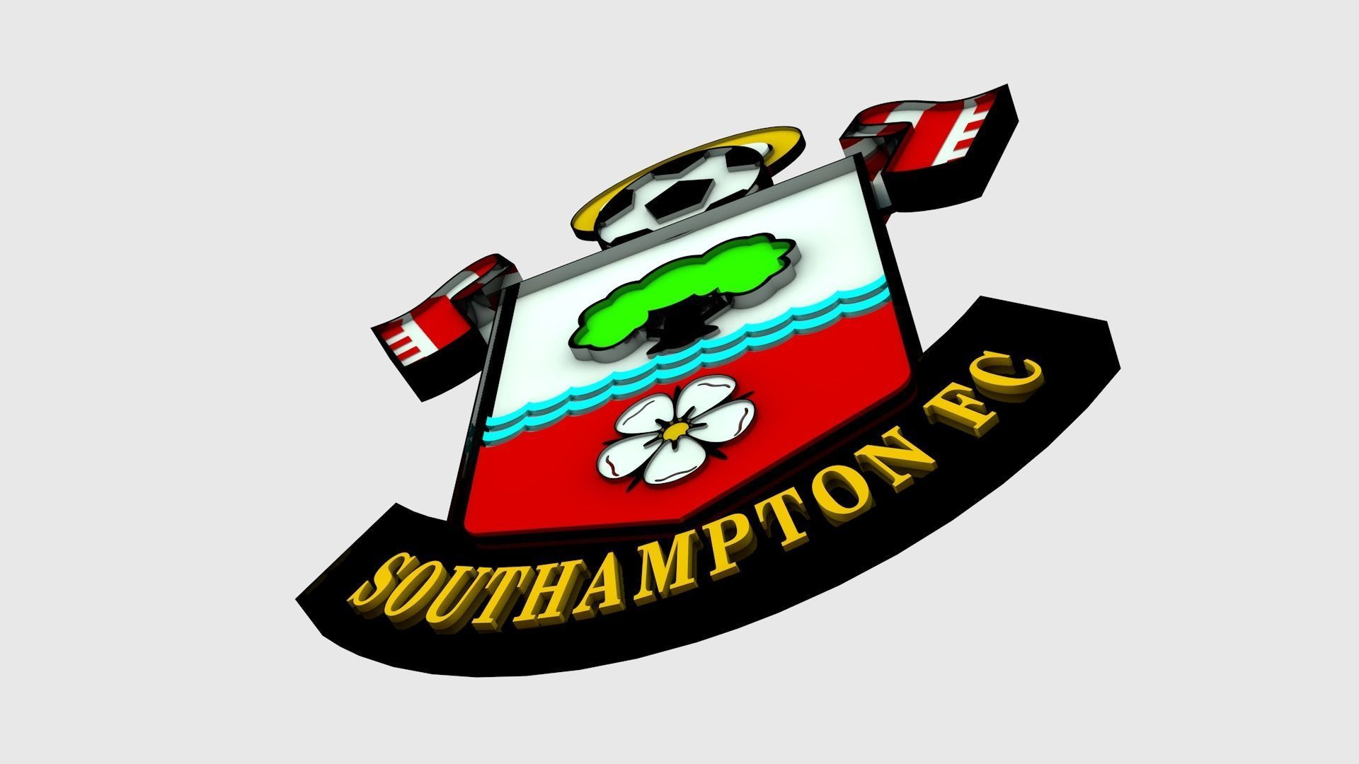 Southampton Logo 3D model | CGTrader