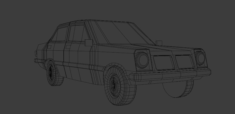 3D model Chevrolet Chevette VR / AR / low-poly | CGTrader