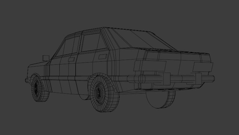 3D model Chevrolet Chevette VR / AR / low-poly | CGTrader
