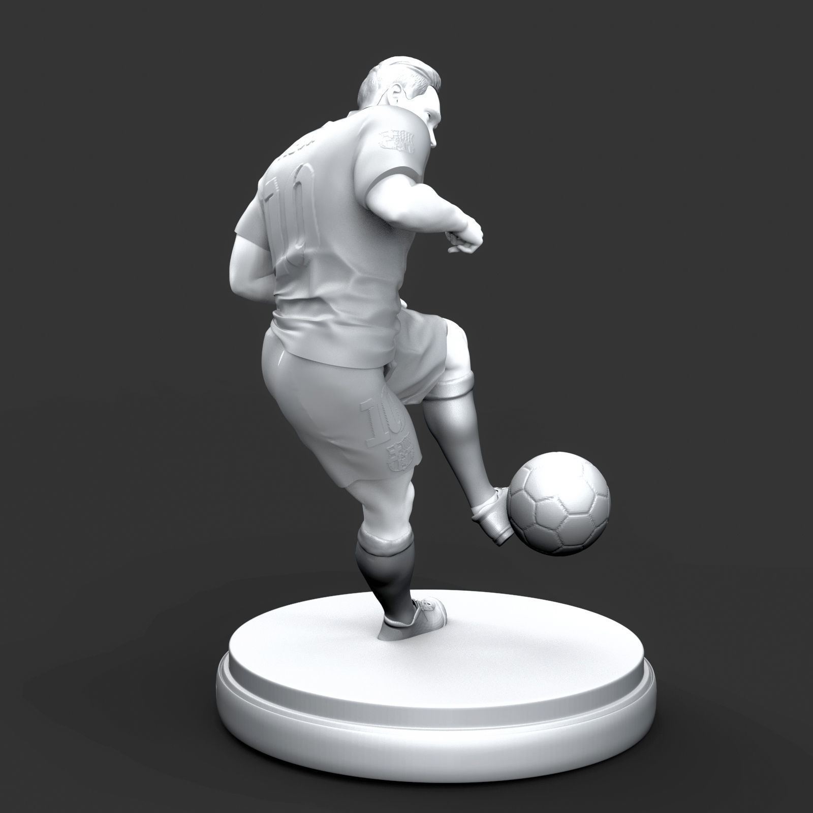 FootBall Player 3D Printable Free free 3D model 3D printable | CGTrader