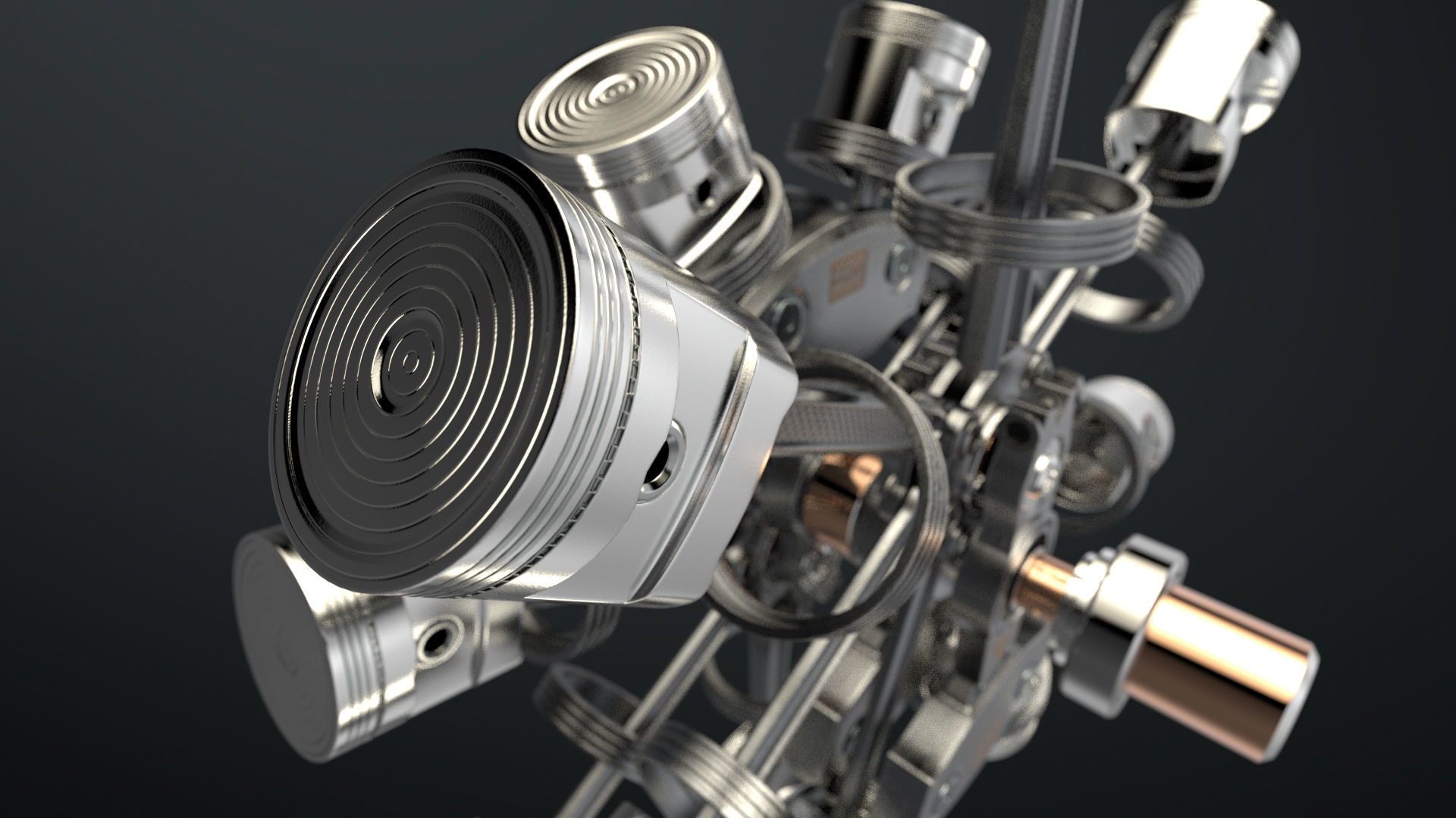 Aircraft Engine 3D model animated rigged | CGTrader