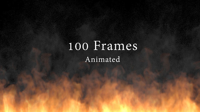 Fire burning 01 3D model animated | CGTrader