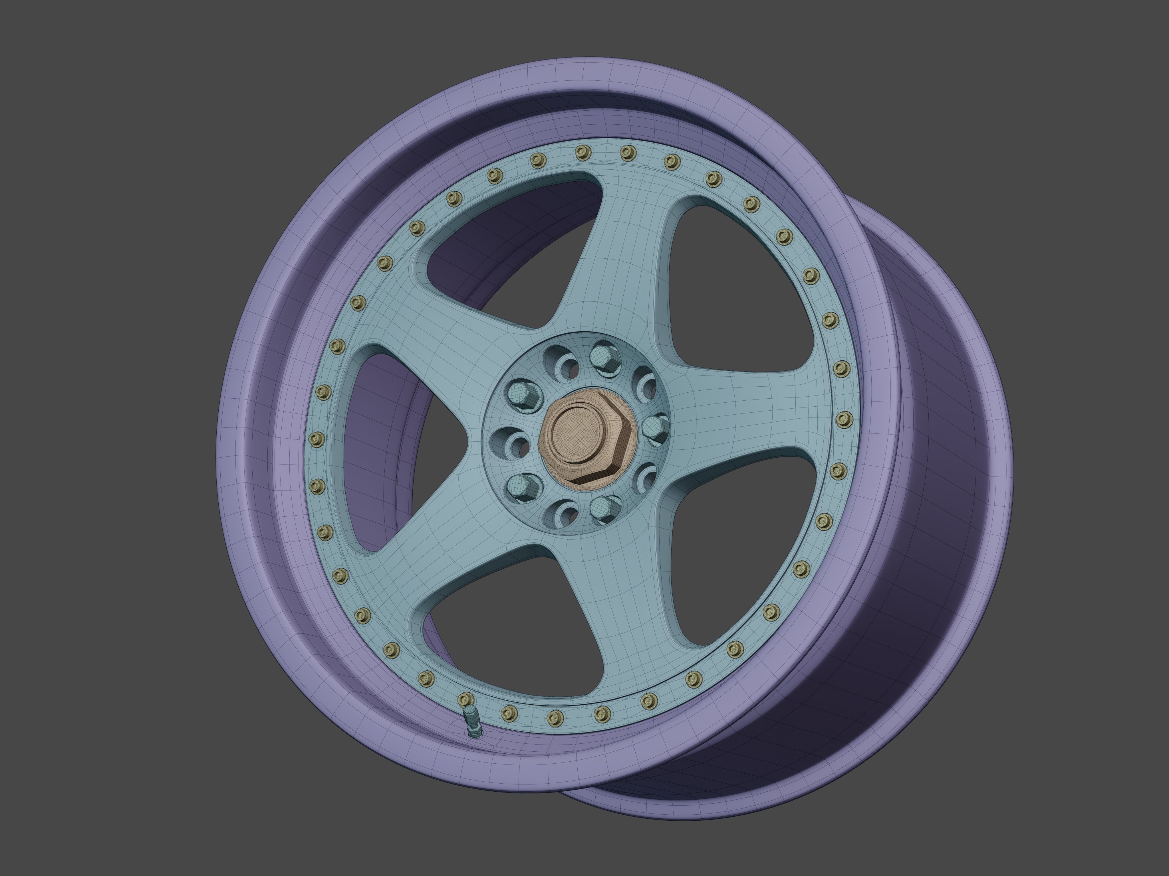 Nismo LM GT1 car rim 3D model | CGTrader