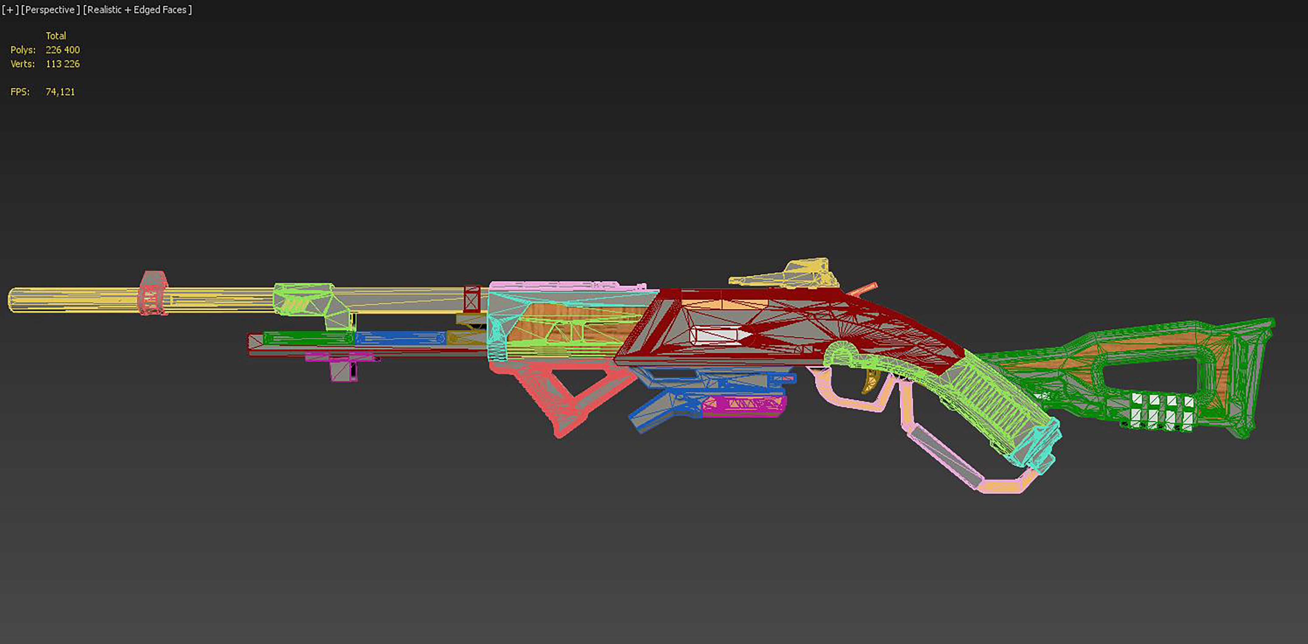 Apex Legends 30-30 Repeater punchy lever action Assault 3D model | CGTrader