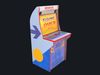 Almost new retro arcade game machine Low-poly free VR / AR / low-poly ...