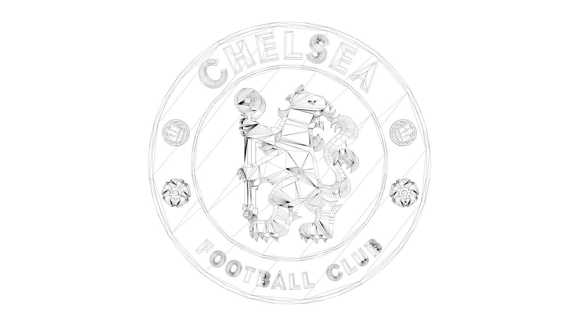 Chelsea Logo 3D model | CGTrader