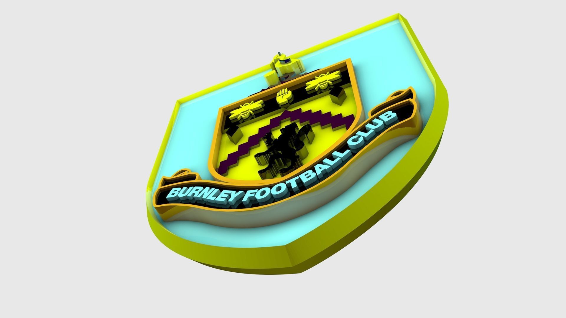 Burnley Logo 3D model | CGTrader