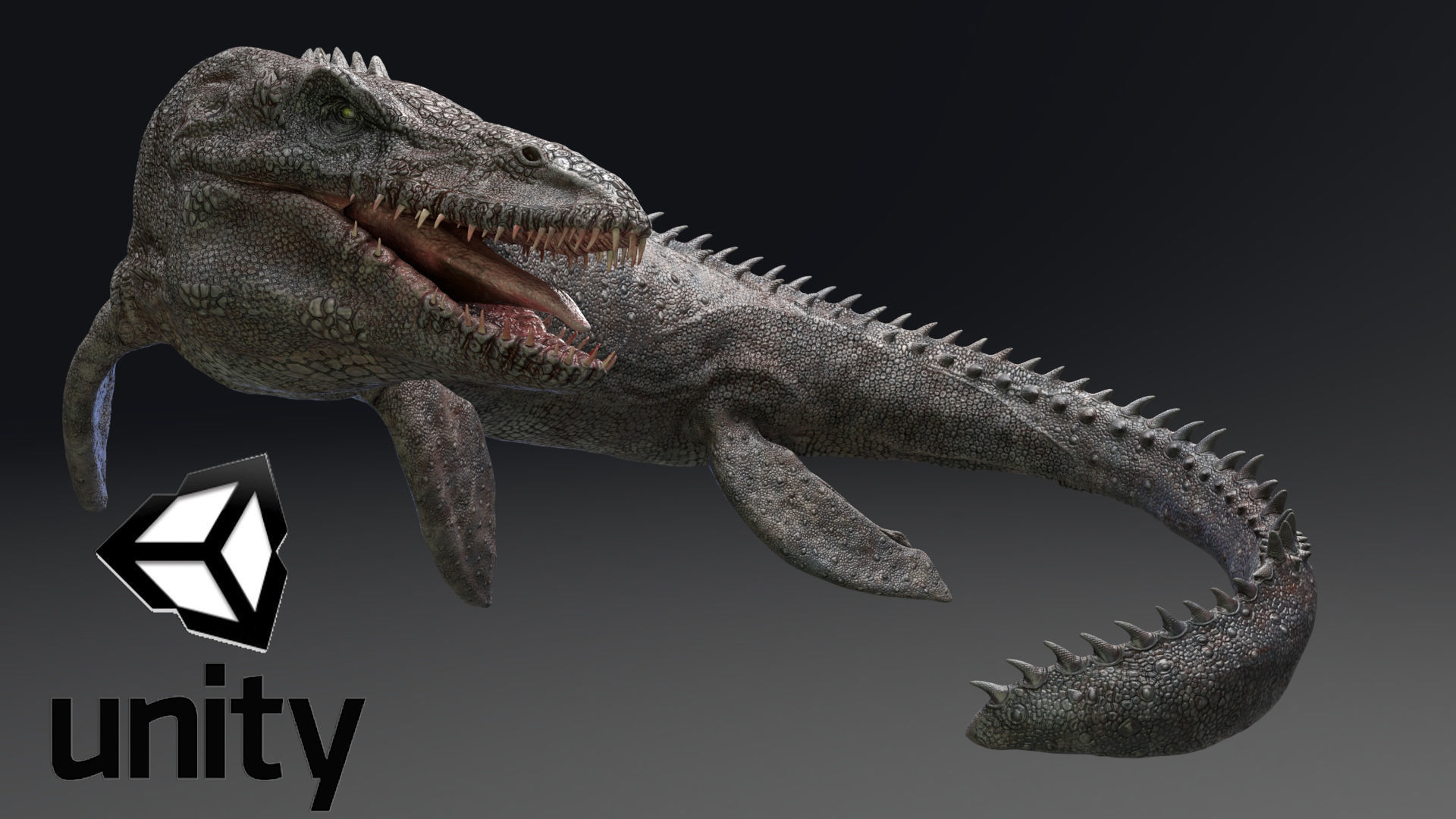 3D model Mosasaurus - Sea Monster Series 4 VR / AR / low-poly rigged ...