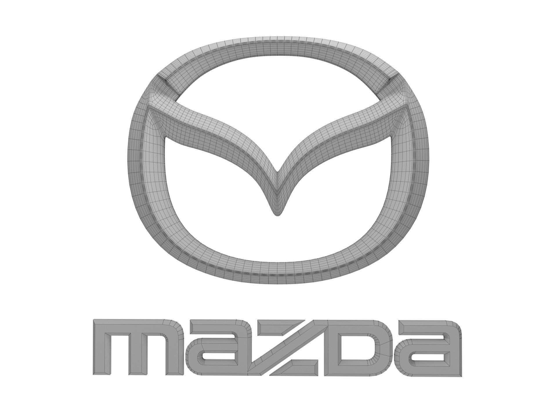 Mazda Logo 3D model 3D printable | CGTrader