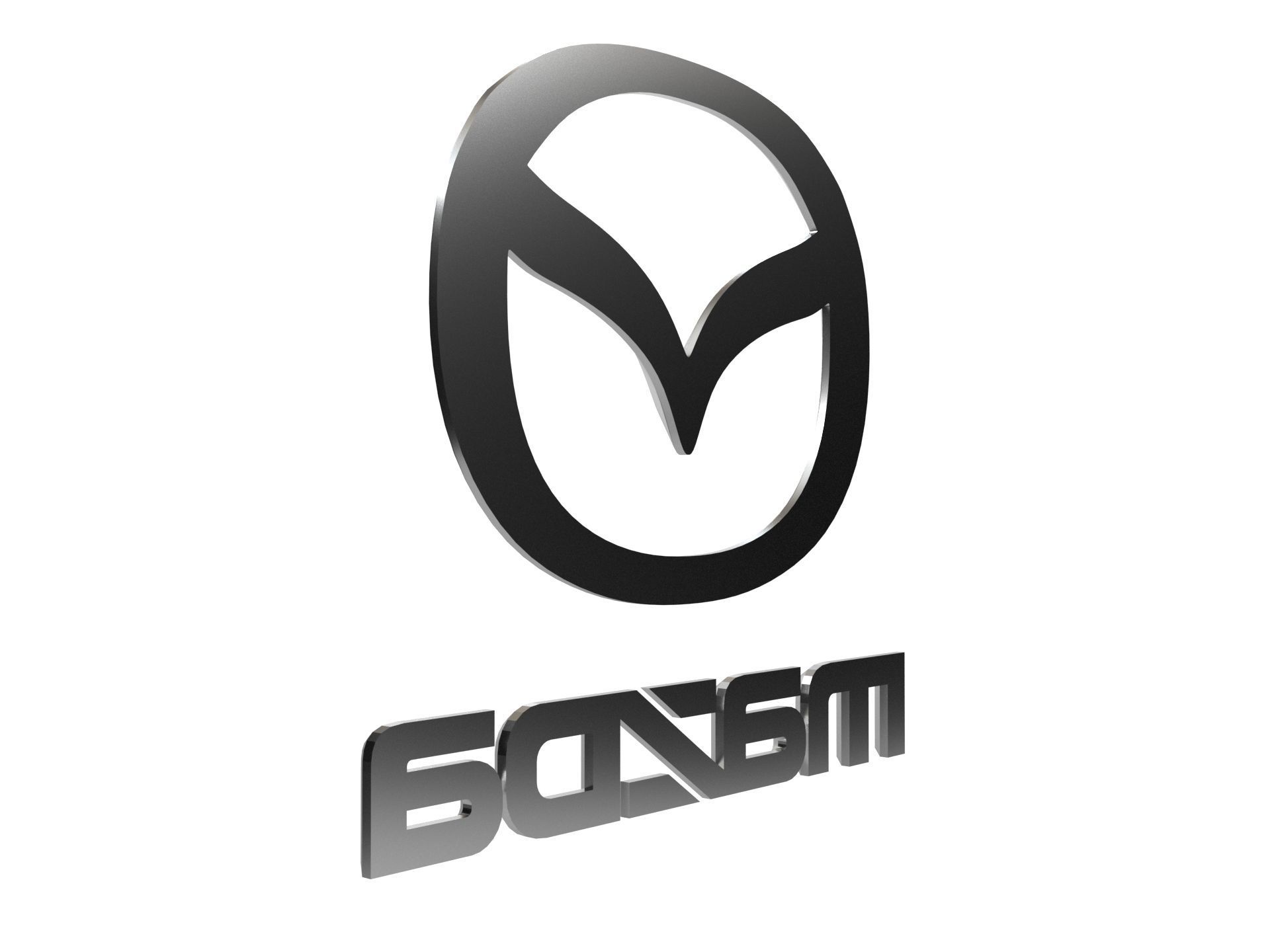Mazda Logo 3D model 3D printable | CGTrader