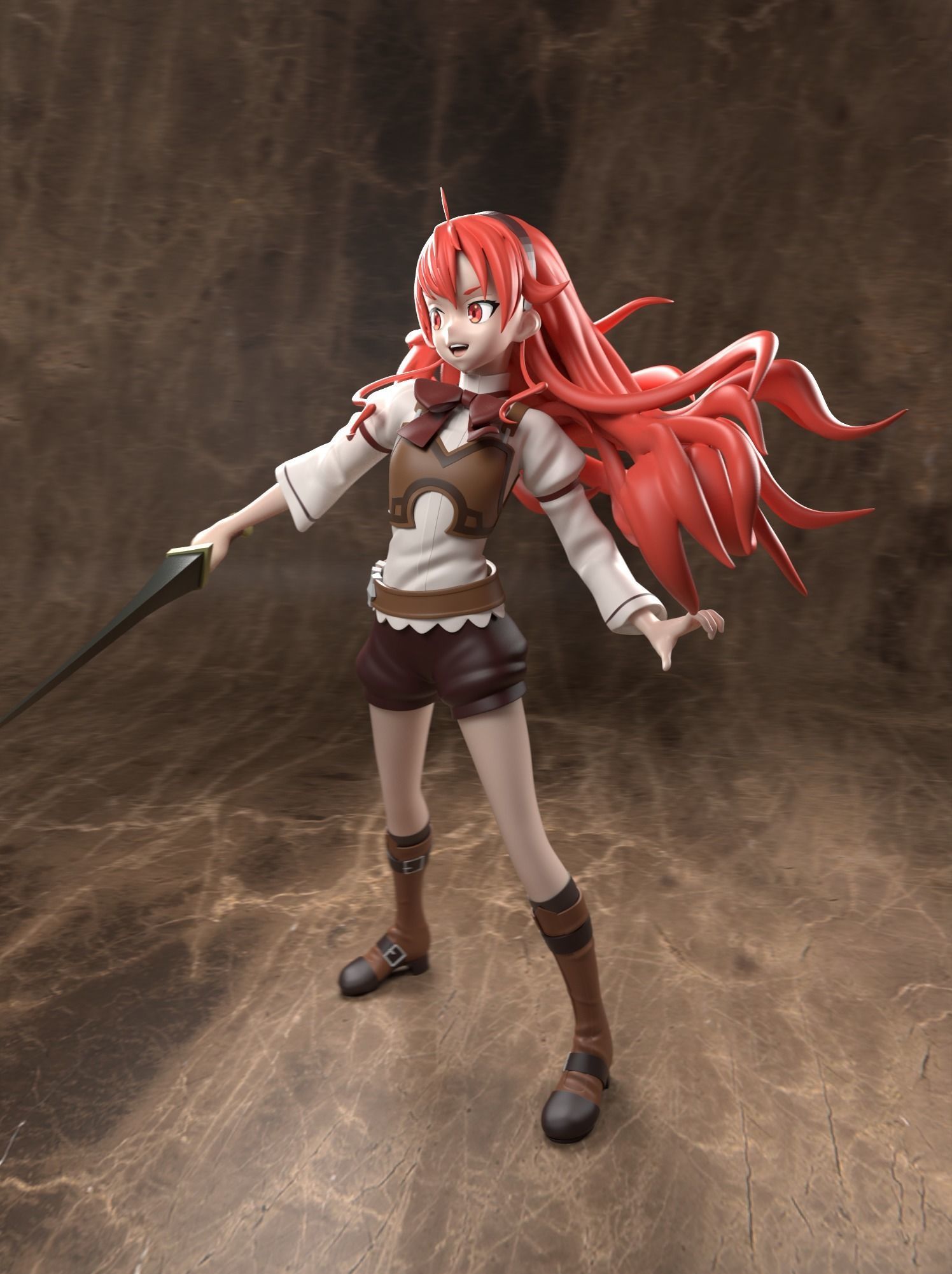 Eris Boreas - Mushoku Tensei 3D model 3D printable | CGTrader