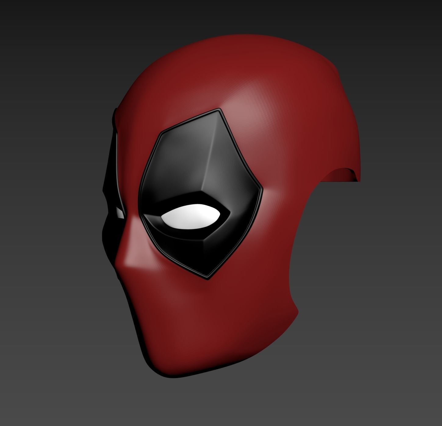 Marvel DeadPool Mask 3D model 3D printable | CGTrader