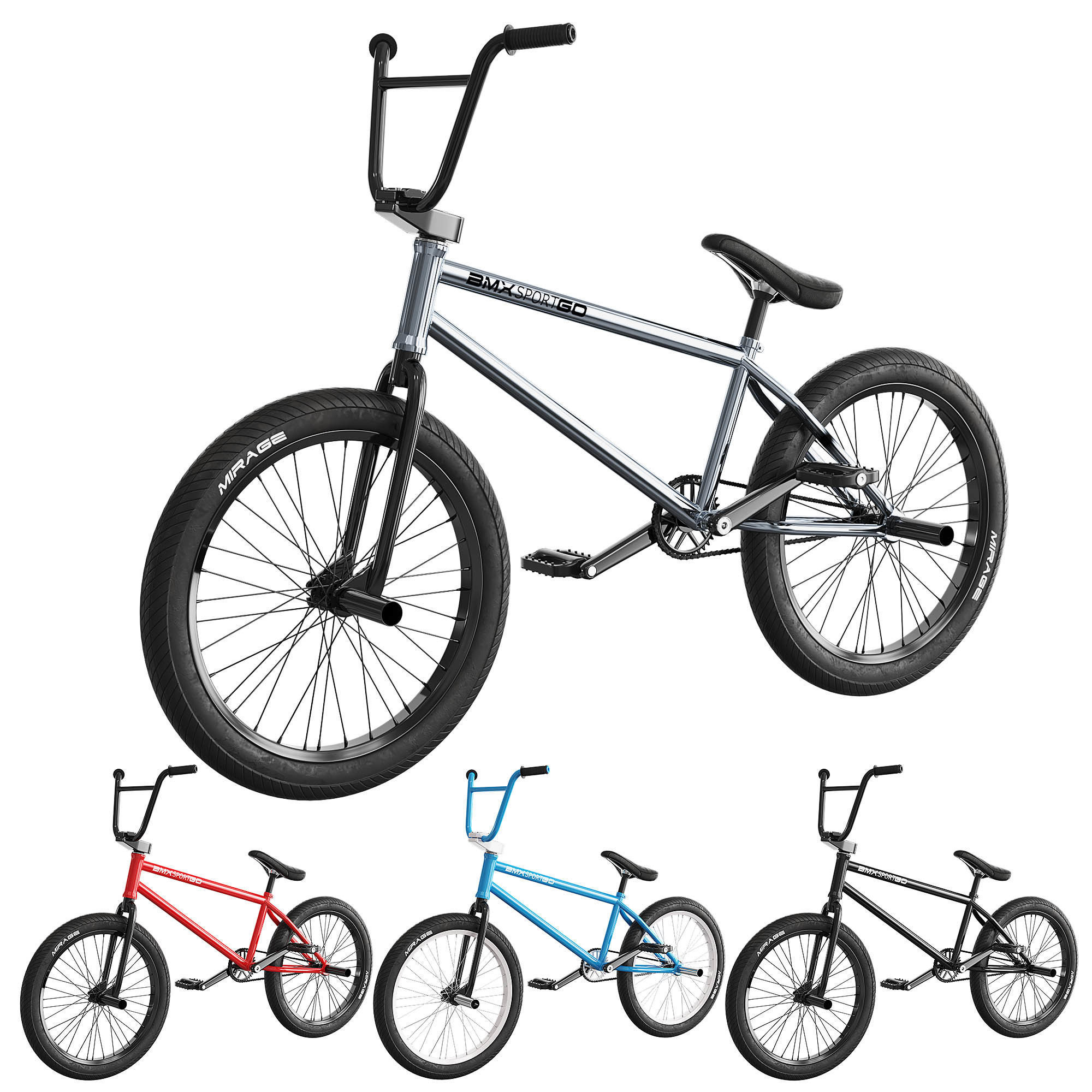BMX Sports Bike 3D model | CGTrader