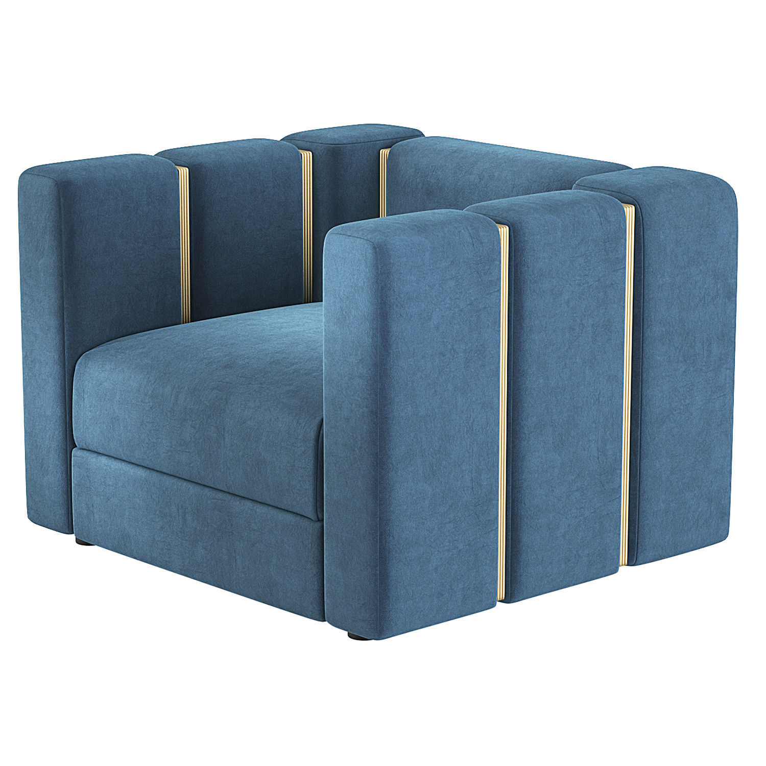 Rugiano Italia Club Armchair 3D model | CGTrader