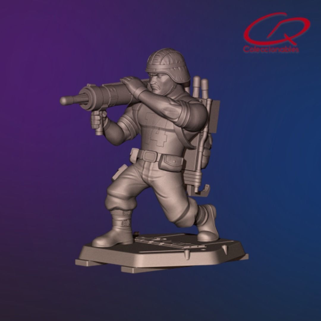GI JOE characters Bazooka GI JOE full-figure 3D model 3D printable ...