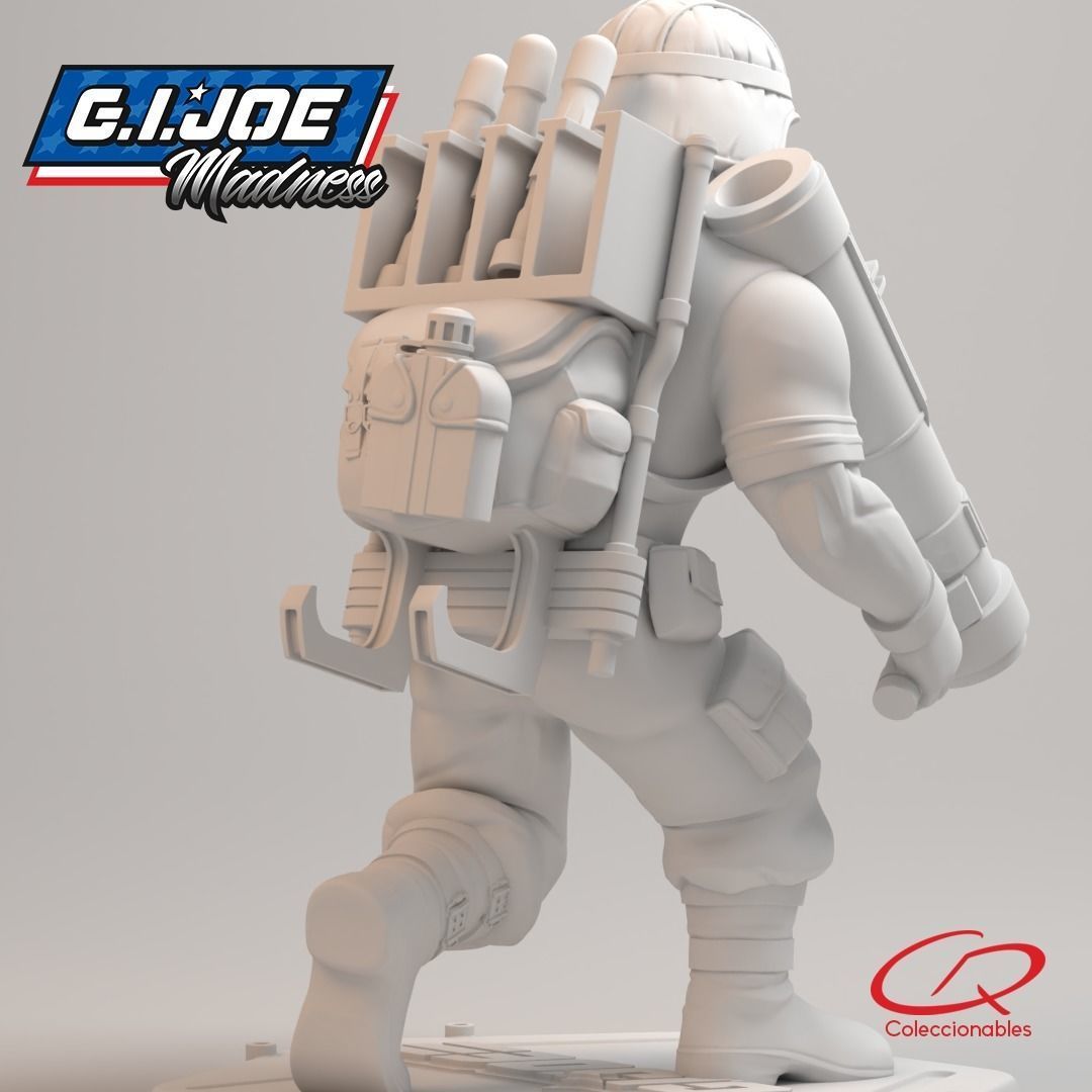 GI JOE Characters Bazooka GI JOE full-figure pose 02 3D model 3D ...
