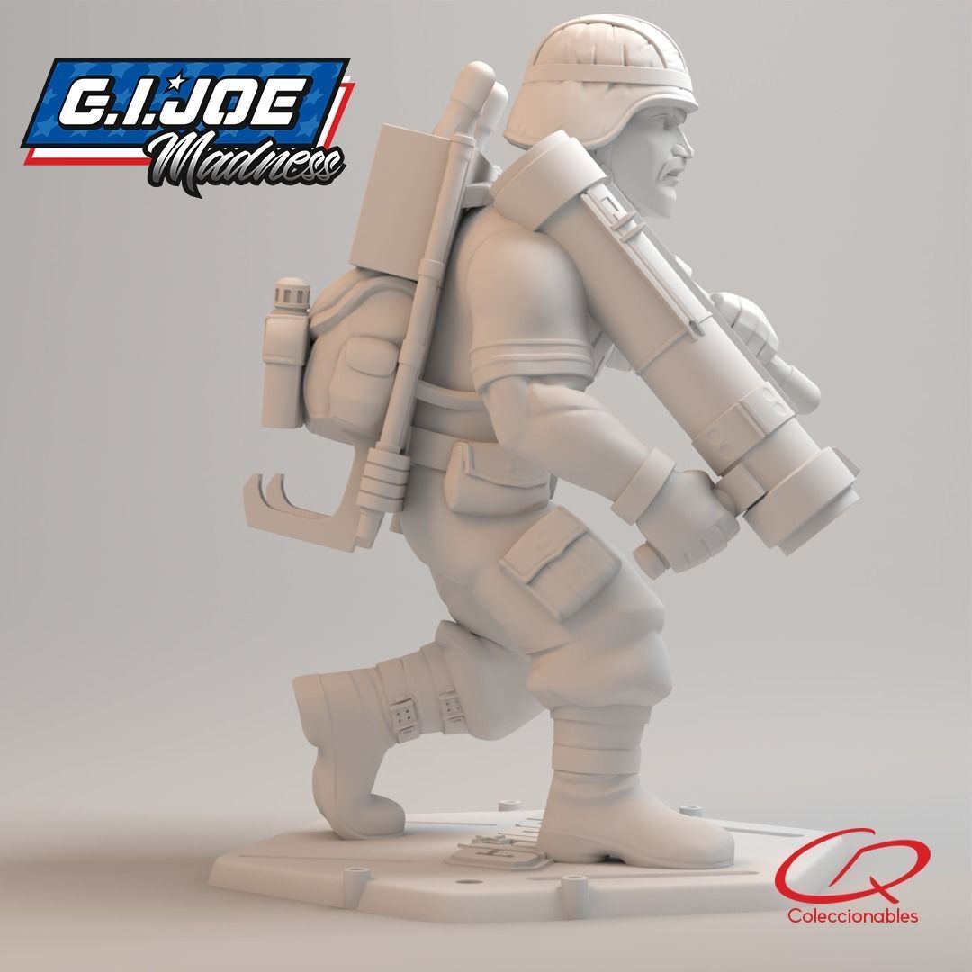 GI JOE Characters Bazooka GI JOE full-figure pose 02 3D model 3D ...