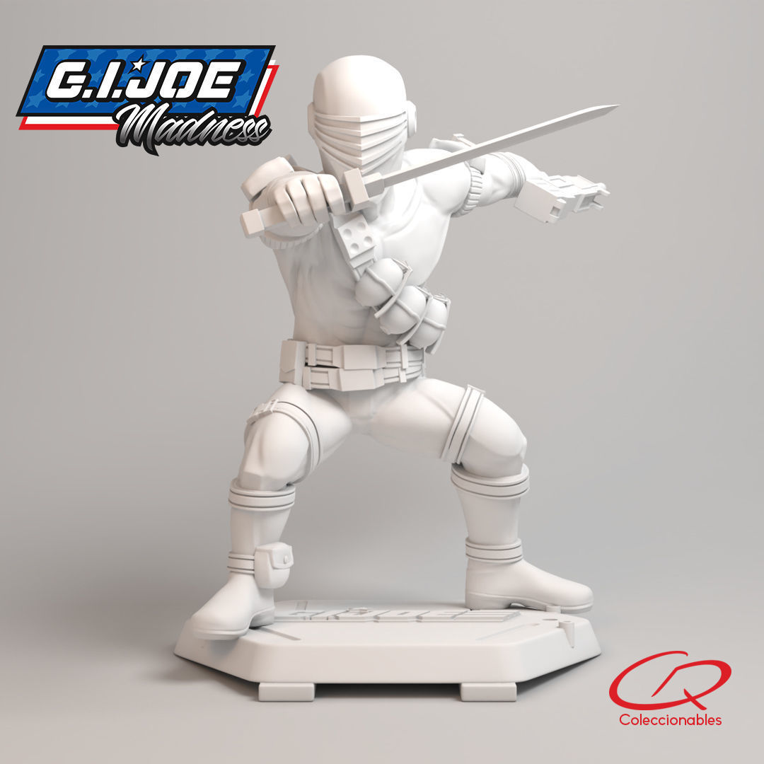 GI JOE Character Snake Eyes Full-figure Pose 02 3D model 3D printable ...