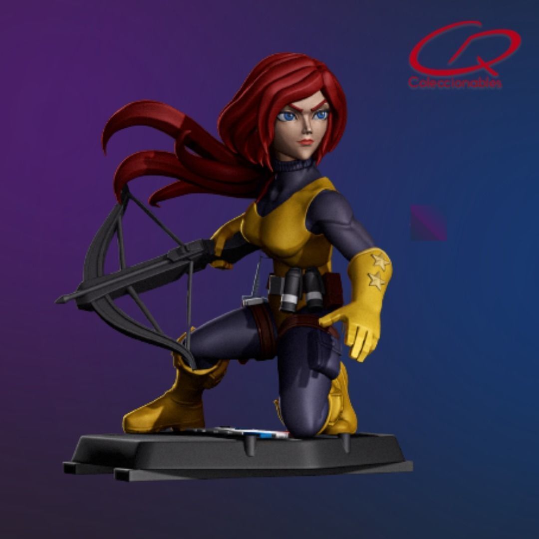 GI JOE Character Scarlett Full-figure Pose 02 3D model 3D printable ...
