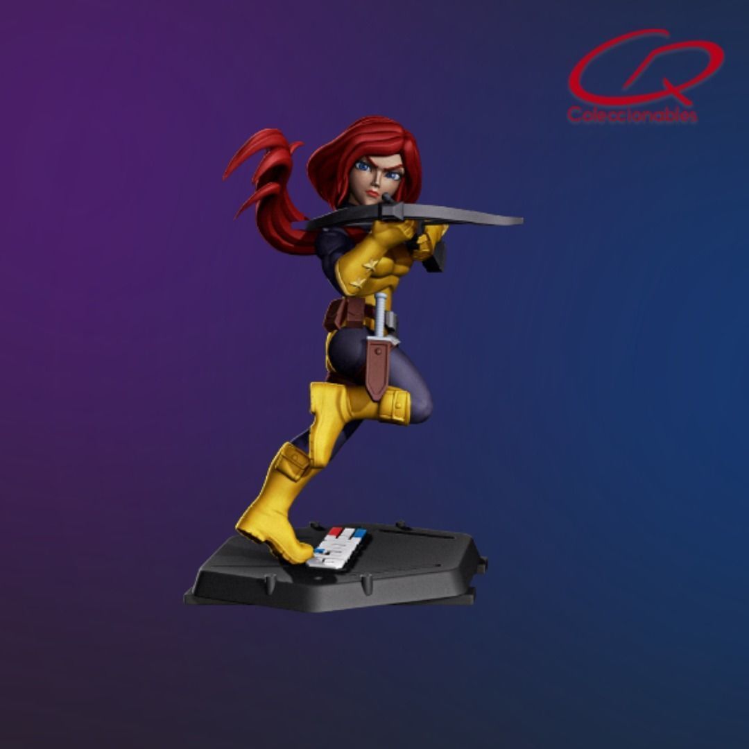 GI JOE Characters Scarlett Full-figure Pose 03 3D model 3D printable ...