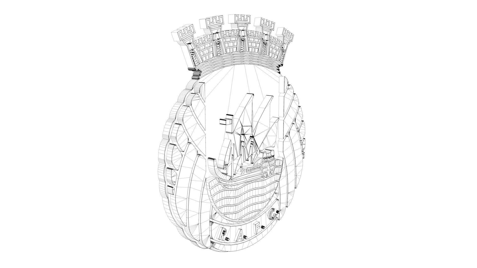 Rio Ave Logo 3D model | CGTrader