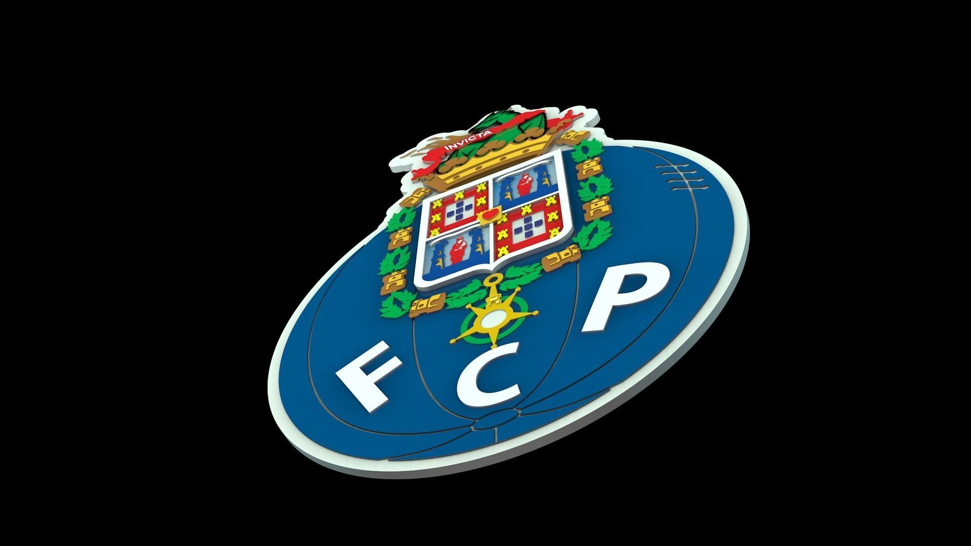 FC Porto Logo 3D model | CGTrader