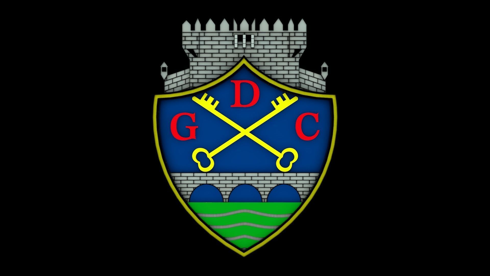 Desportivo Chaves Logo 3D model | CGTrader