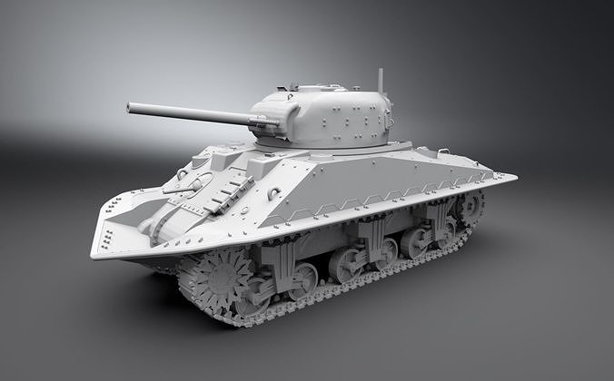 Sherman Duplex Drive Scale Model 3D model 3D printable | CGTrader