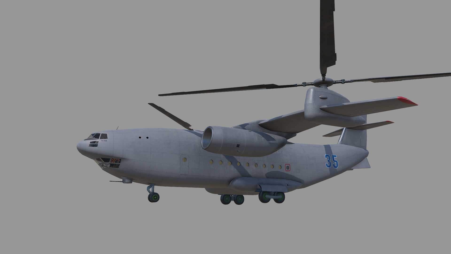 Kamov Ka-35 concept helicopter 3D model | CGTrader