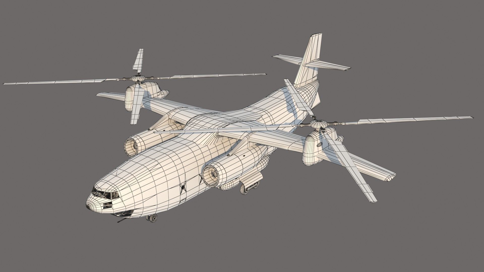 Kamov Ka-35 concept helicopter 3D model | CGTrader