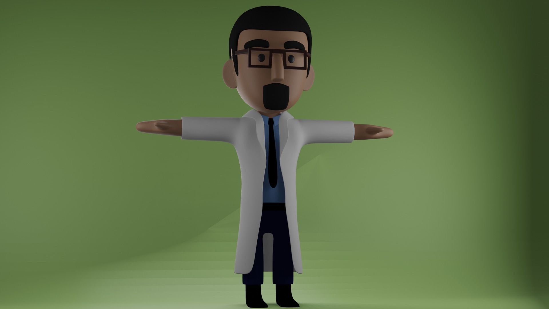 3D model doctor character VR / AR / low-poly | CGTrader