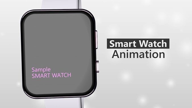 Sample 3d model of Smartwatch free 3D model | CGTrader