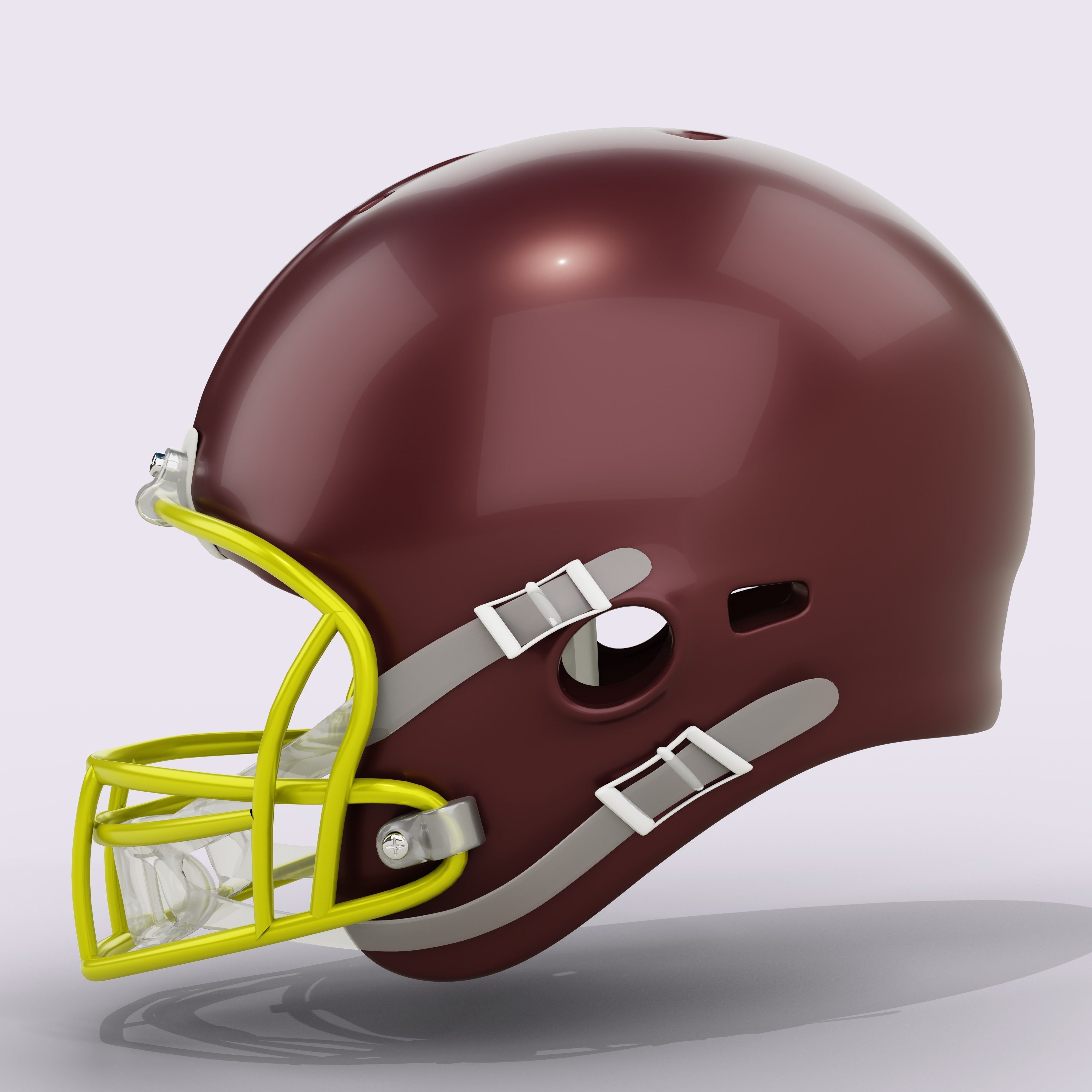 3D model Generic American Football Helmet VR / AR / low-poly | CGTrader