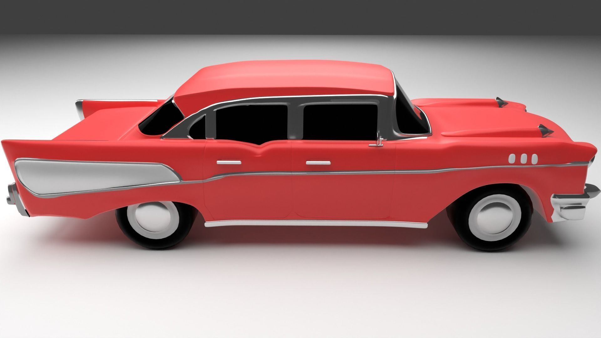 1957 Chevorlet Bel Air 3D model | CGTrader