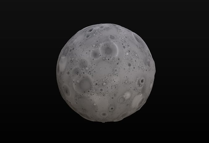 Stylized Moon or Asteroid PBR Texture and Material free Texture | CGTrader